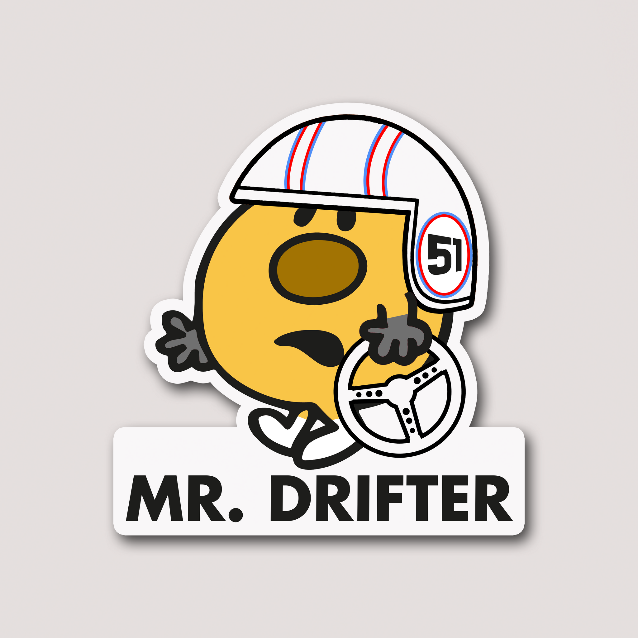 MR DRIFTER STICKER – DEVL Designs Australia