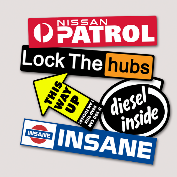 NISSAN PATROL STICKER PACK – DEVL Designs Australia
