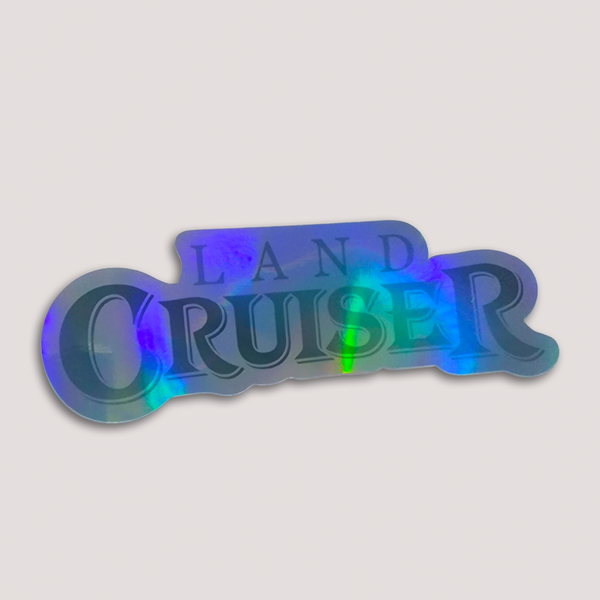 HOLOGRAPHIC CRUISER TOYOTA LANDCRUISER STICKER – DEVL Designs Australia