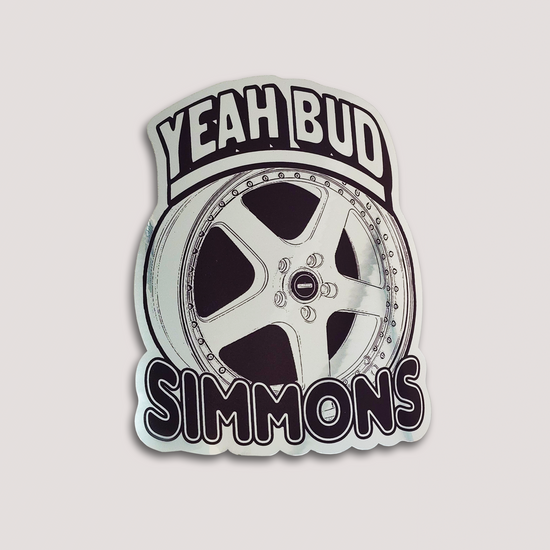 CHROME YEAH BUD SIMMONS STICKER – DEVL Designs Australia