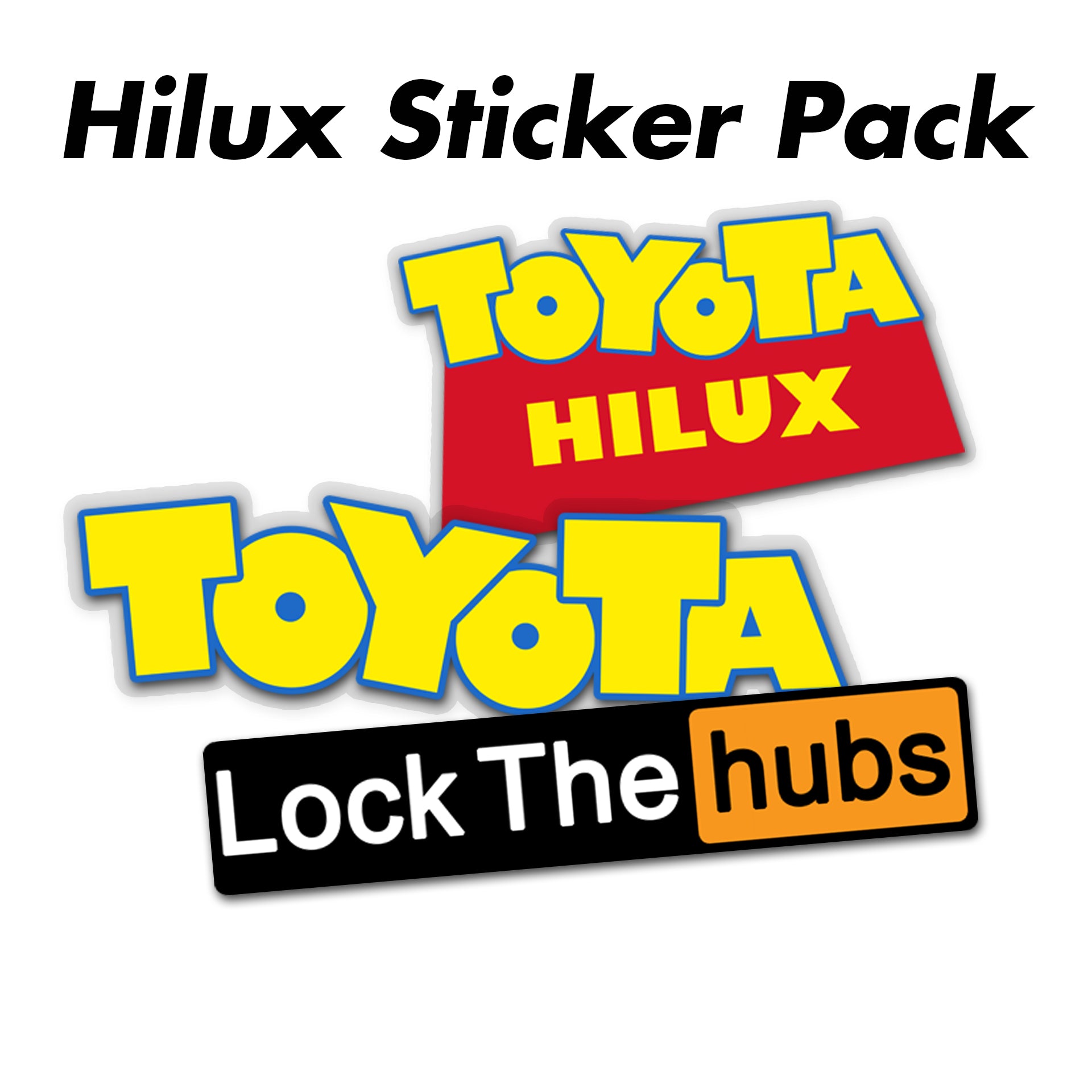 TOYOTA HILUX 4X4 STICKER PACK – DEVL Designs Australia